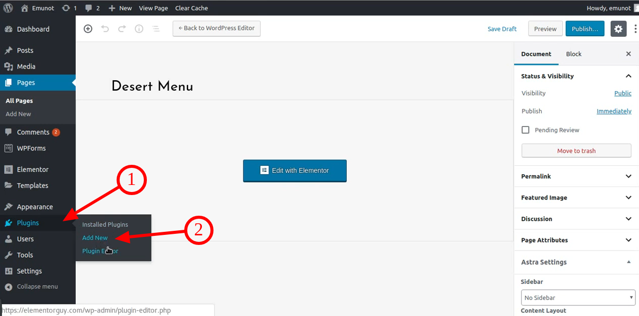 click add new plugin - The WordPress Chap